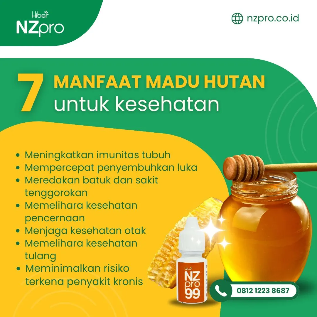 7 Manfaat Madu Hutan untuk Kesehatan Tubuh - NZPro
